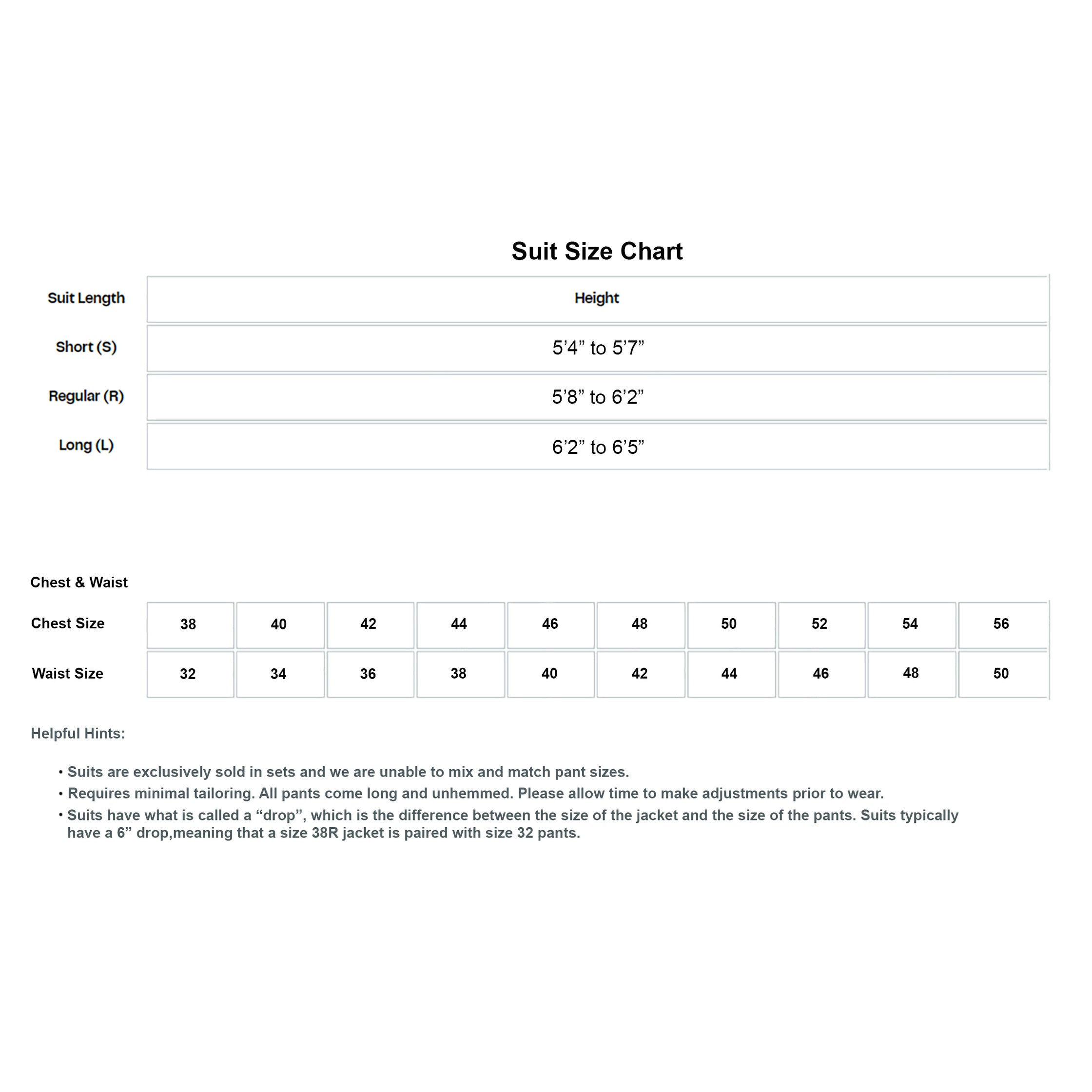 Men's Signature 3-Piece Slim Fit Suits (Red, Rust, Brown)